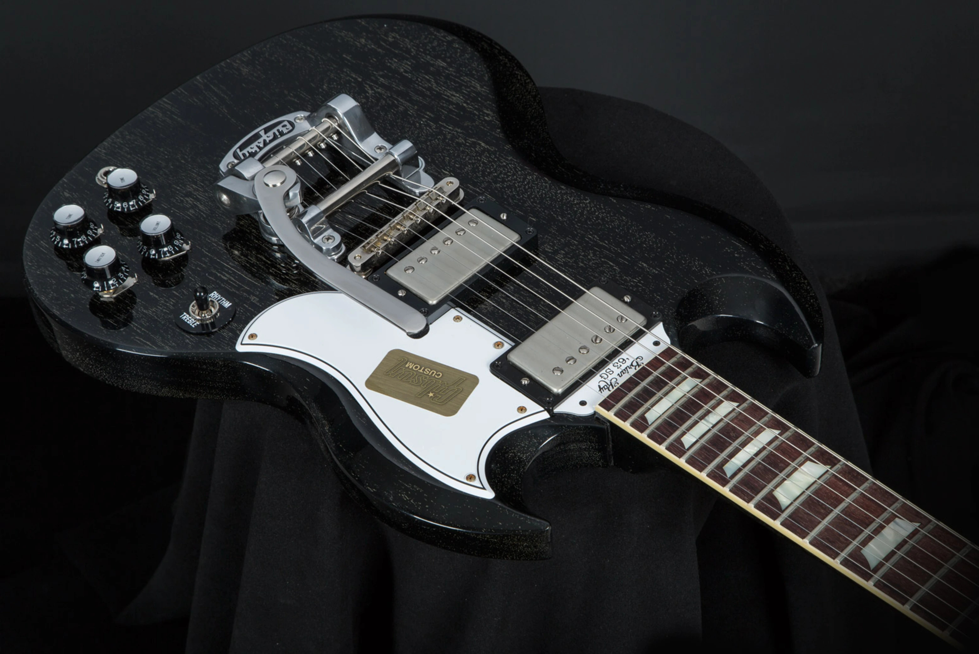 Gibson Custom Brian Ray SG Std Bigsby - Peach Guitars