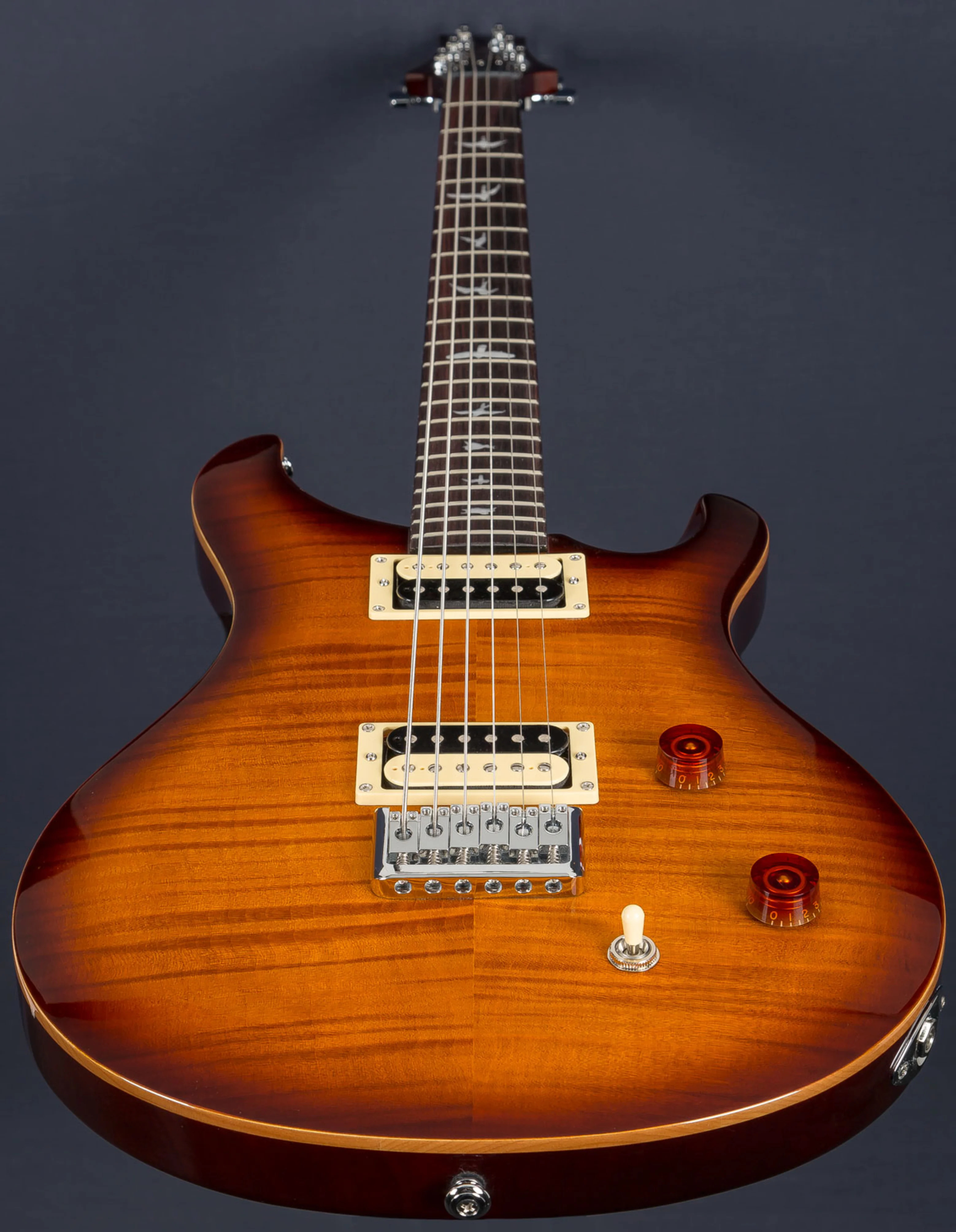 PRS SE 2017 277 Baritone Guitar Tobacco - Peach Guitars