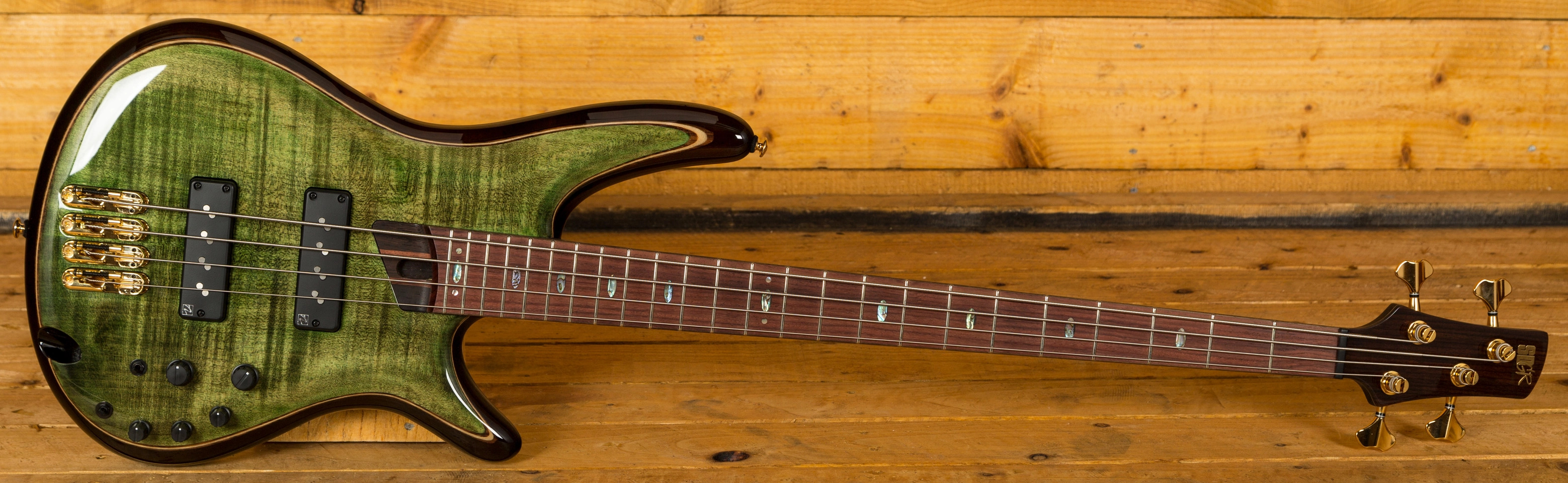 Ibanez SR1400-MLG Bass in Mojito Lime Green - Peach Guitars