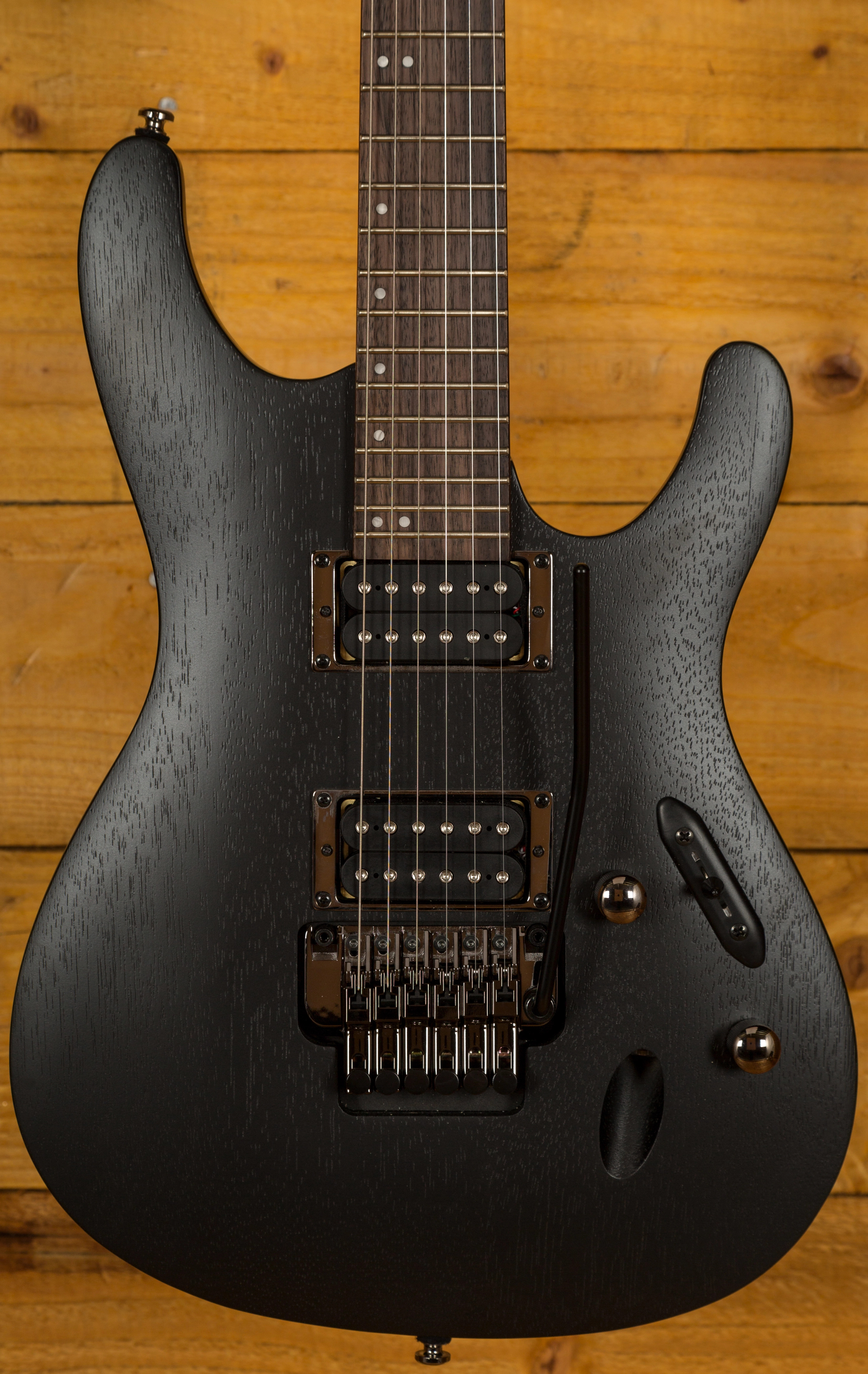 Ibanez S520-WK Weathered Black - Peach Guitars