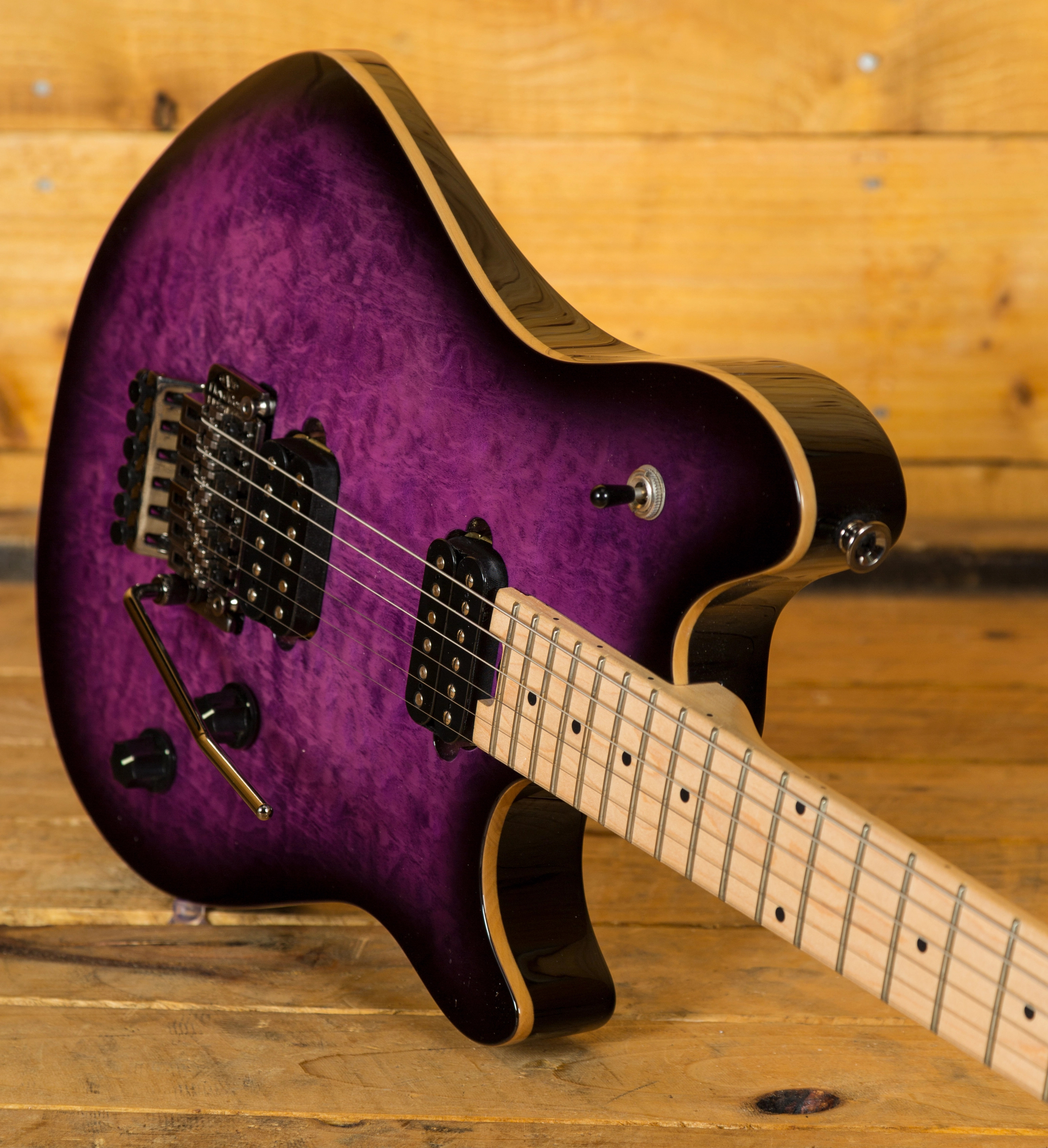 EVH Wolfgang WG Standard Trans Purple Burst - Peach Guitars