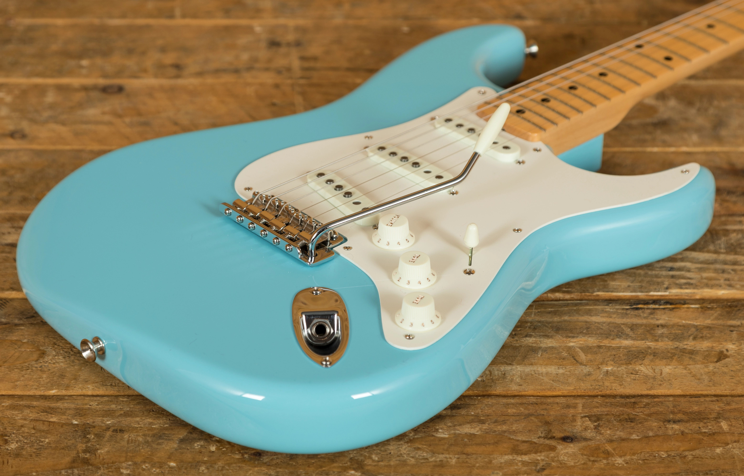 Fender Custom Shop 56 Strat Daphne Blue NOS - Peach Guitars