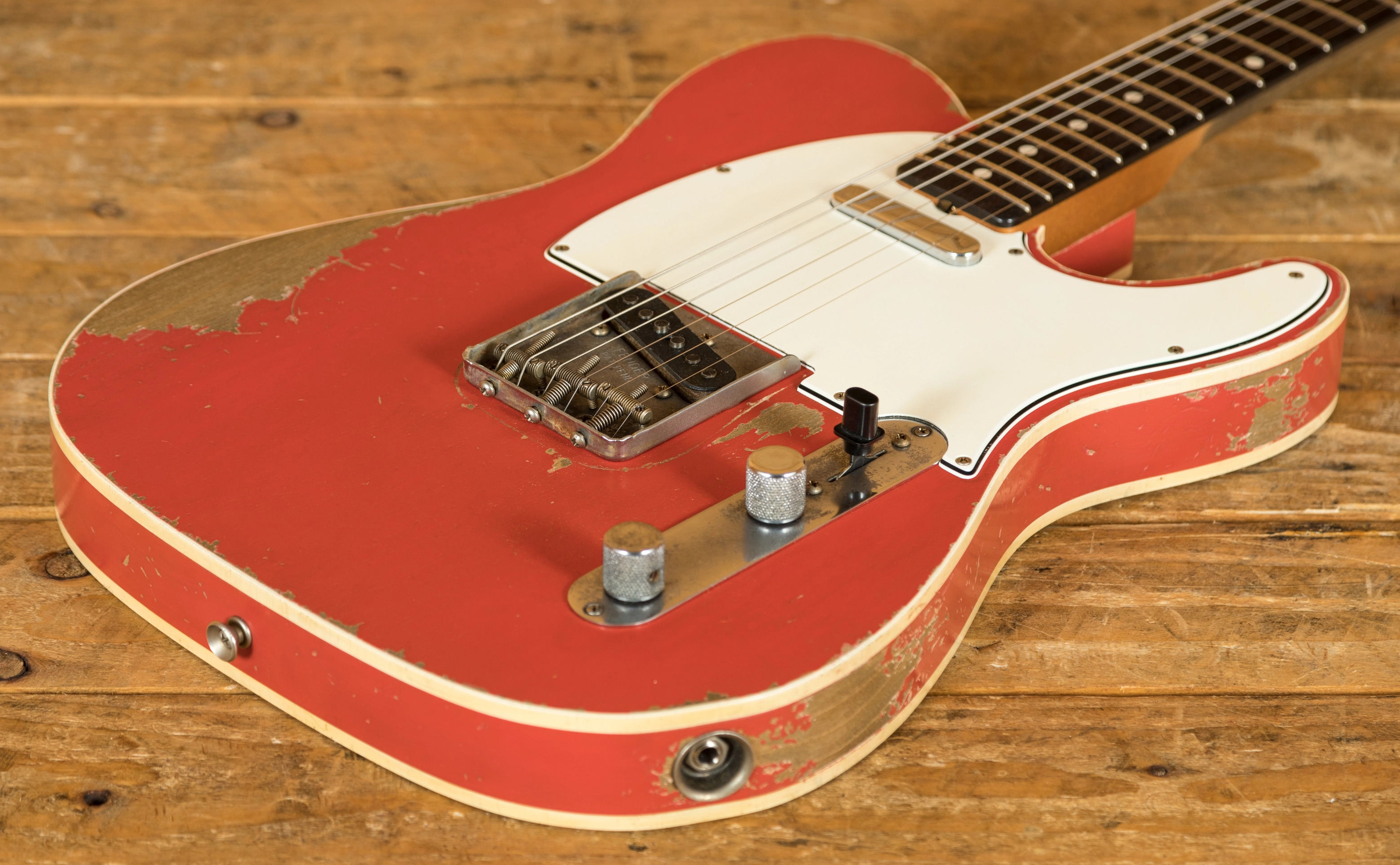 Fender Custom Shop 60 Tele Custom Fiesta Red - Dale Wilson MB - Peach ...