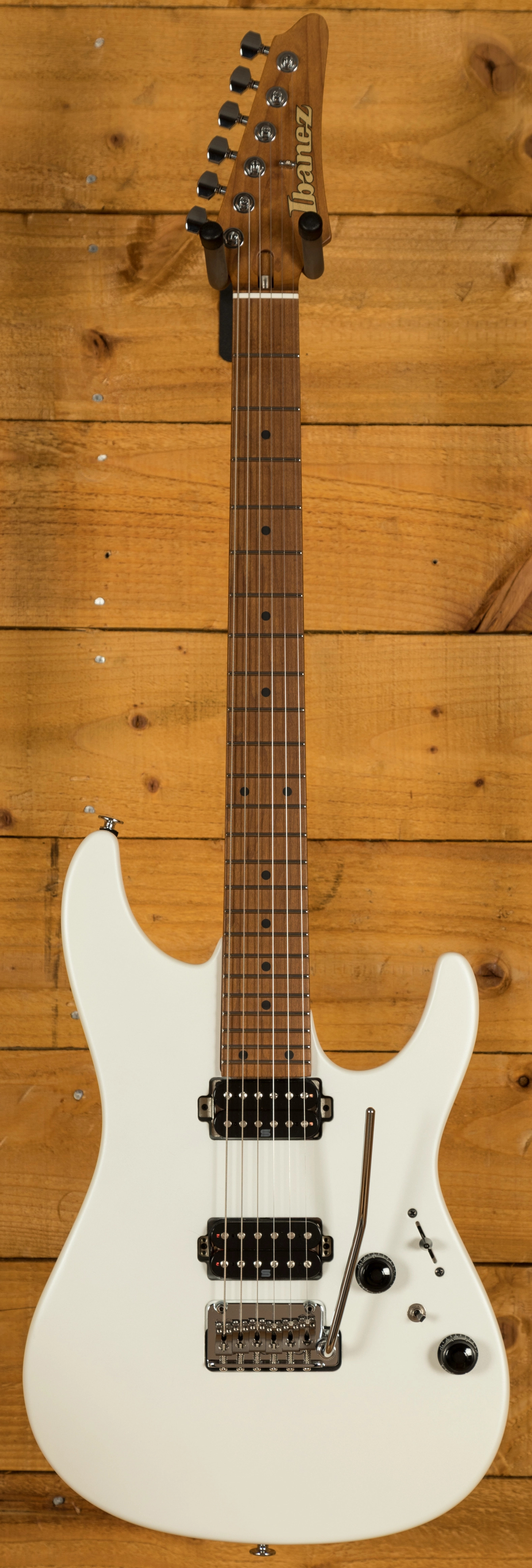Ibanez Prestige AZ2402-PWF Pearl White Flat - Peach Guitars