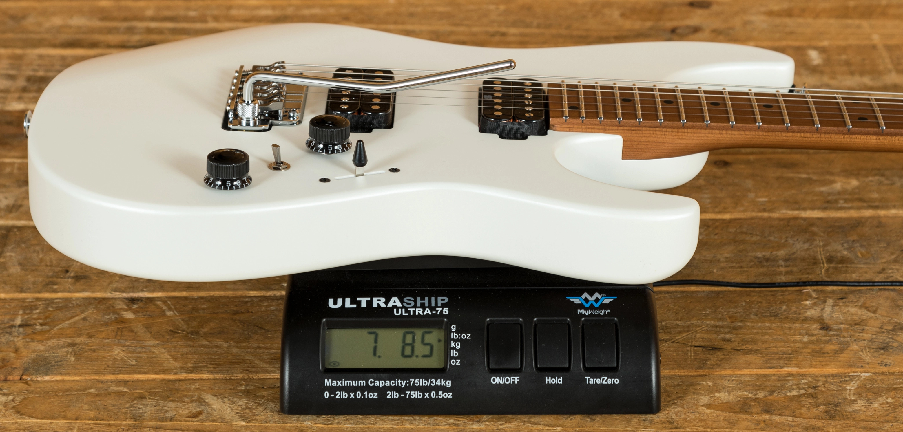 Ibanez Prestige AZ2402-PWF Pearl White Flat - Peach Guitars
