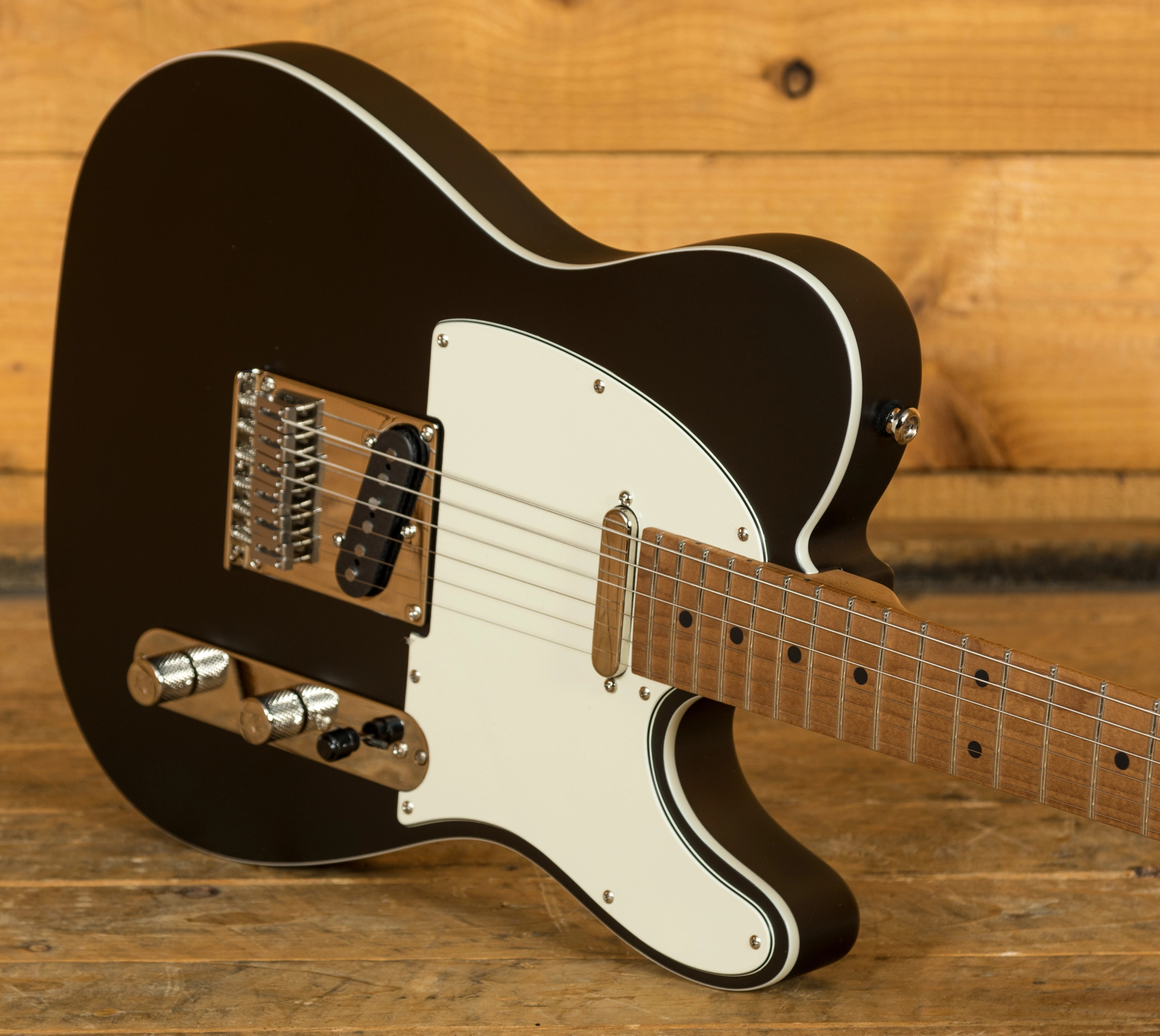 Reverend Pete Anderson Eastsider T - Satin Midnight Black - Peach Guitars