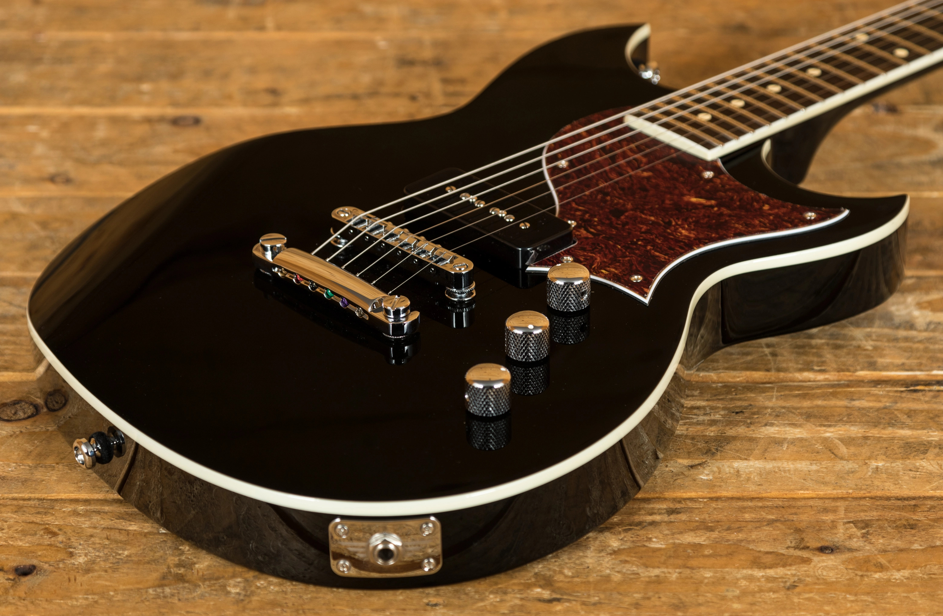 Reverend Sensei Jr - Midnight Black - Peach Guitars