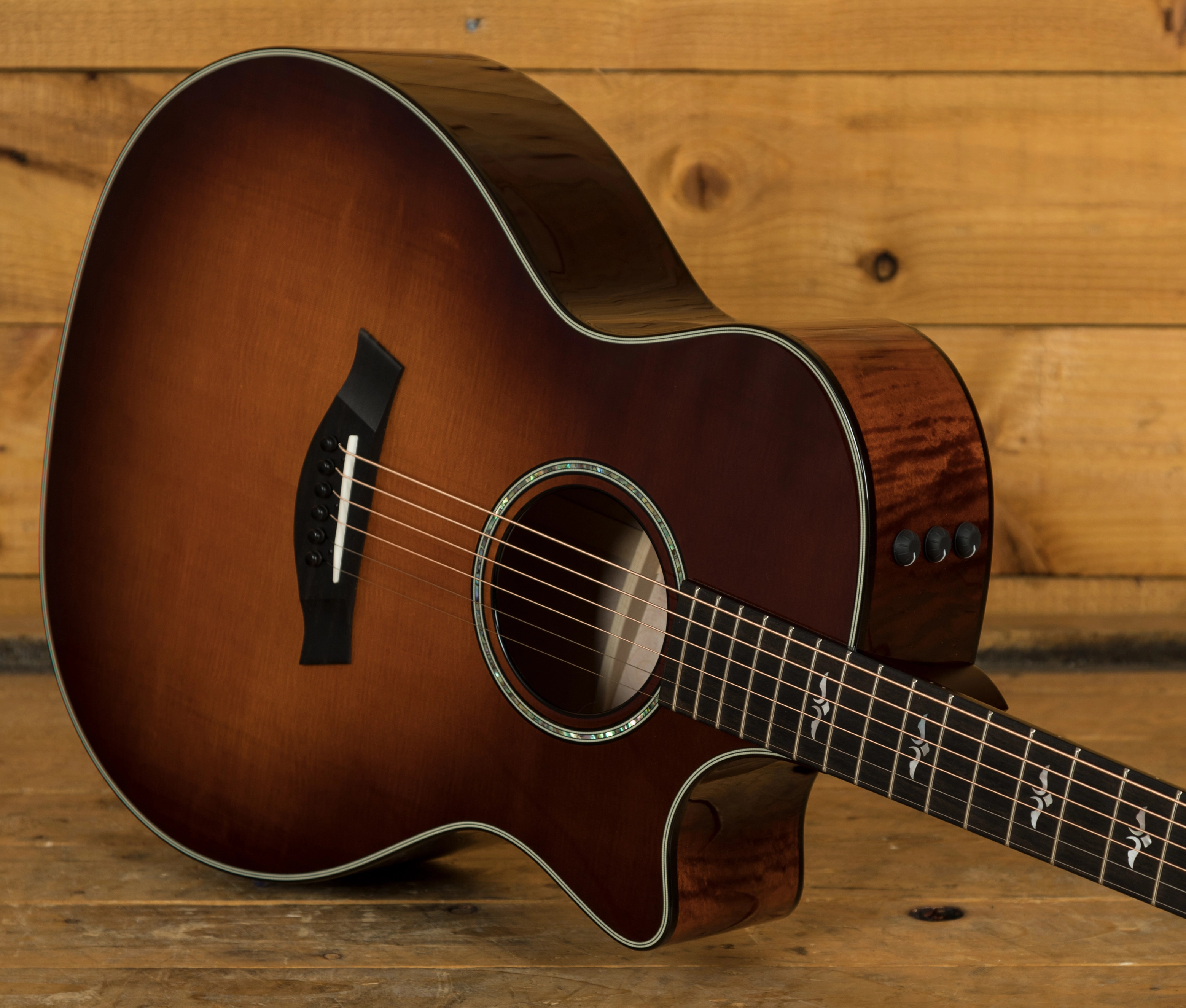 Taylor 614ce Quilt Maple w/Torrefied Sitka - Peach Guitars