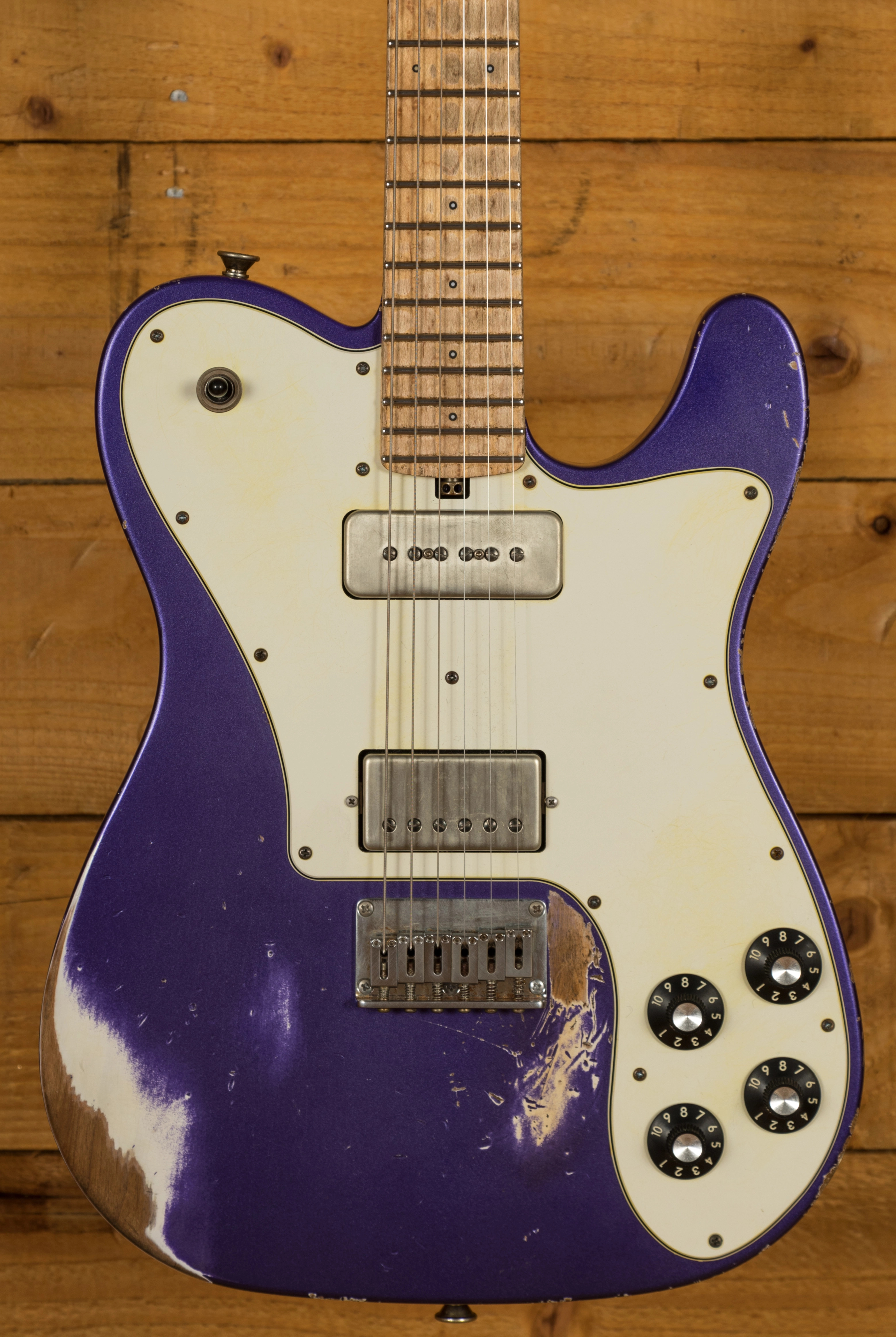 Friedman Vintage T Metallic Purple Heavy Aged w/ Birdseye Maple - Peach ...