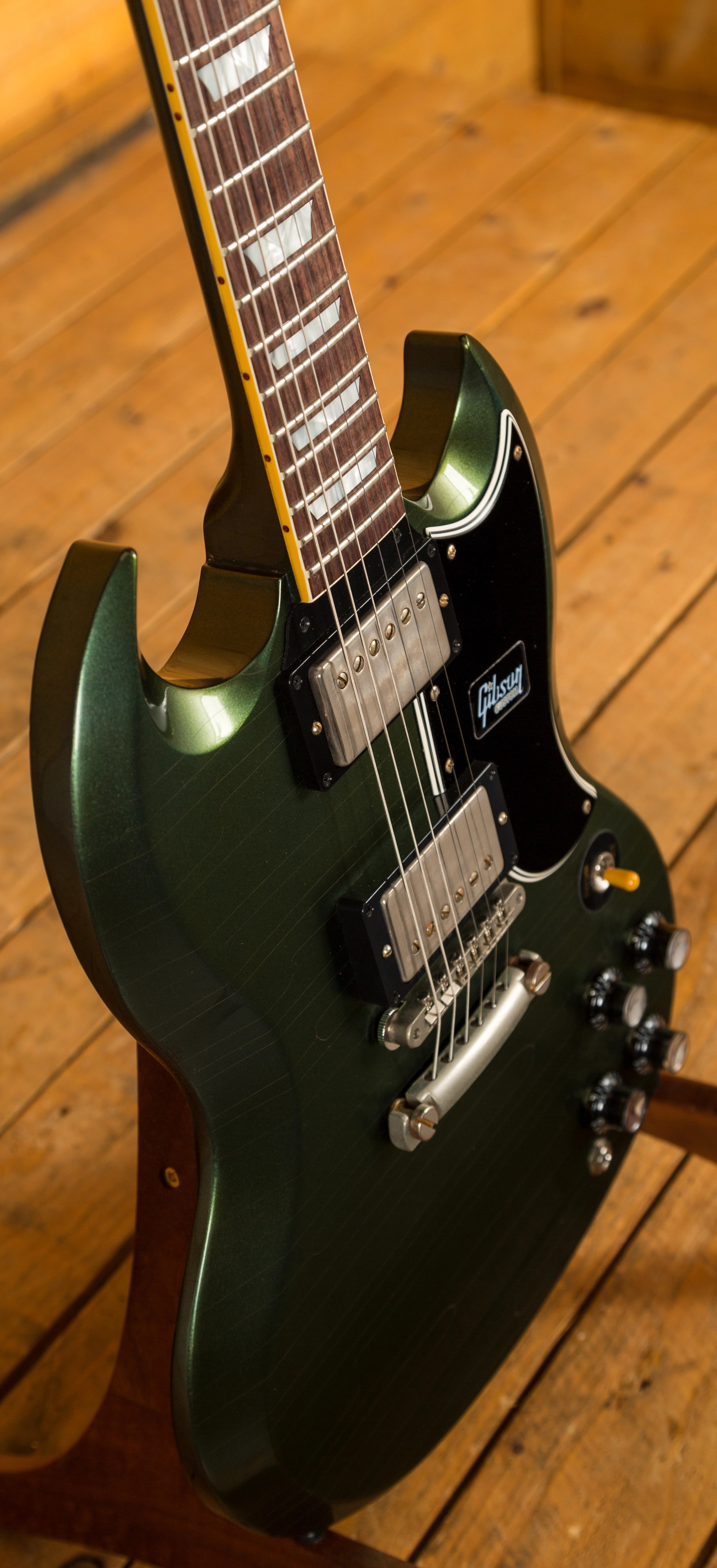 Gibson Custom '61 SG - Antique Metallic Teal *Handpicked* - Peach Guitars