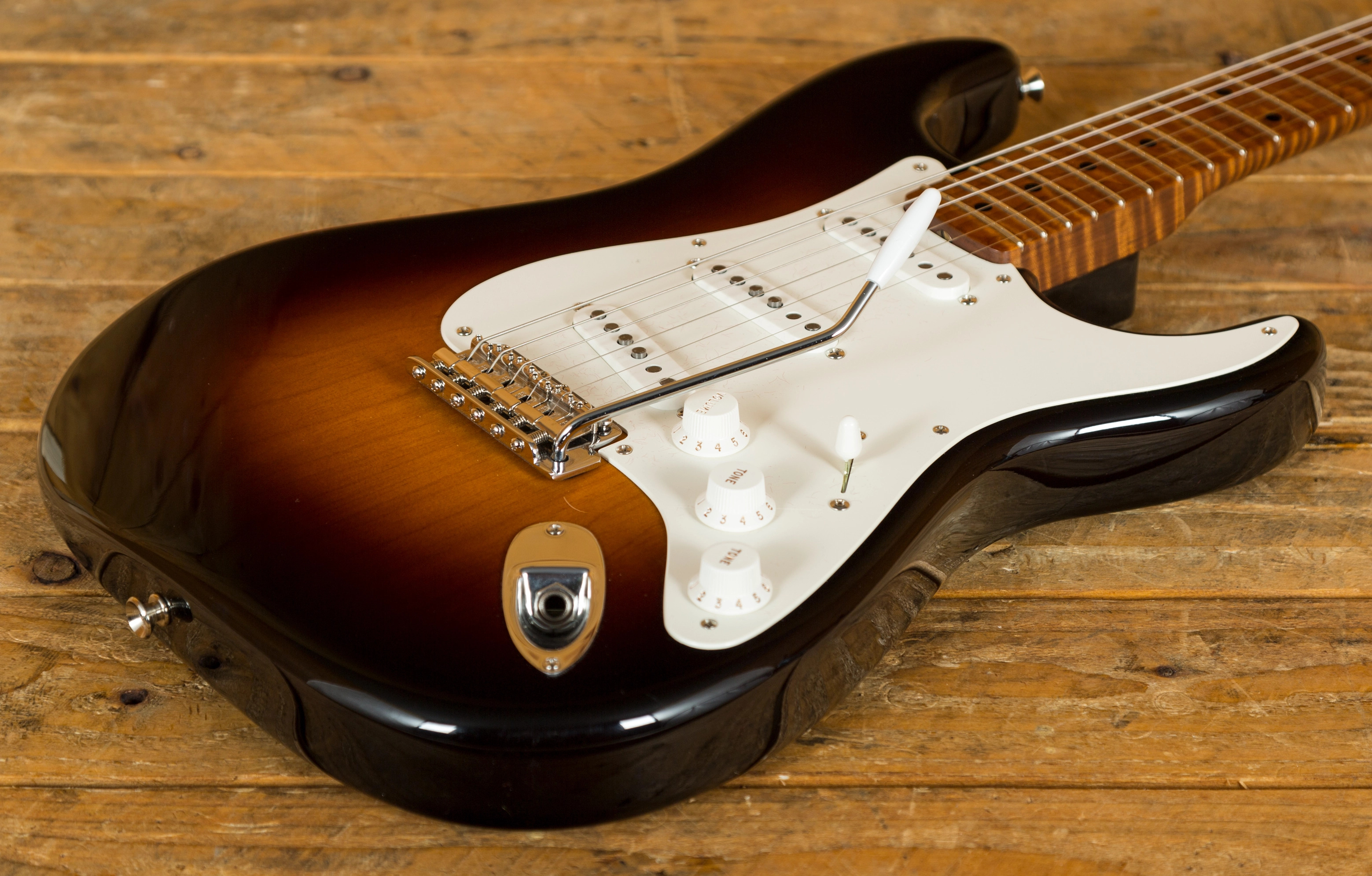 Fender Custom Shop 55 NOS Strat John Cruz Masterbuilt 2TSB - Peach Guitars