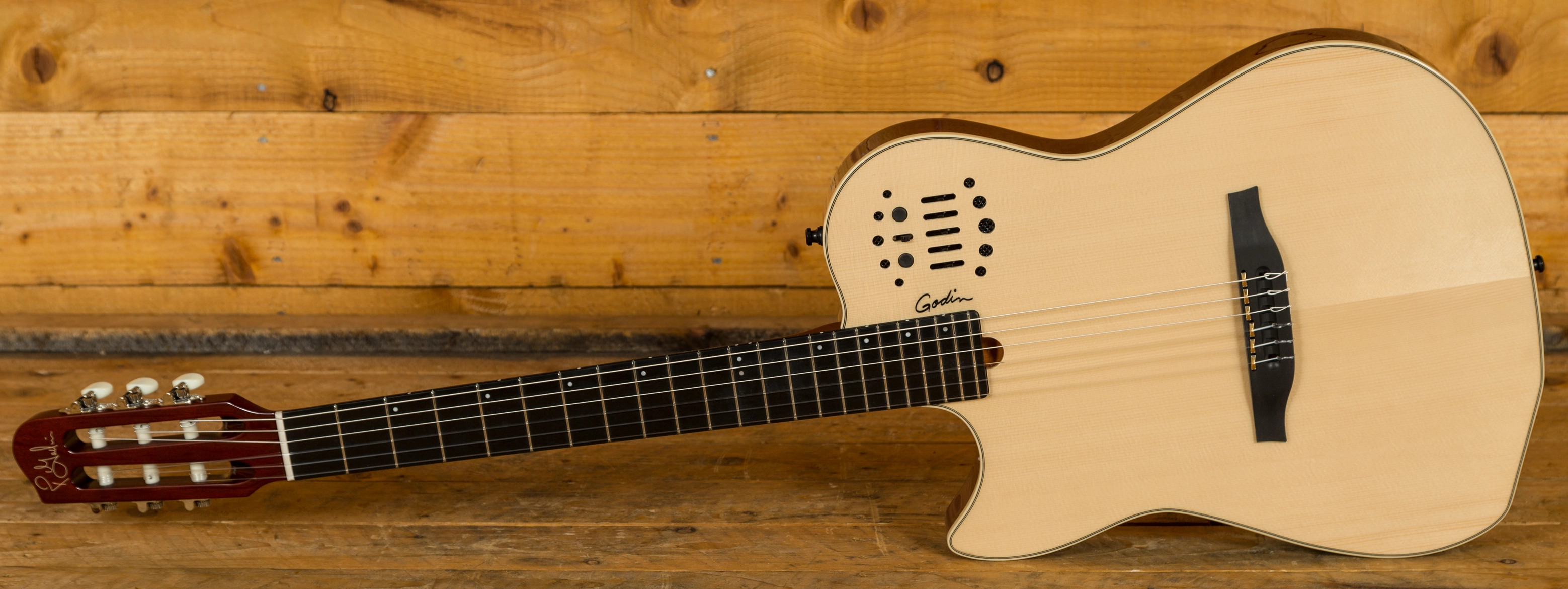 Godin Multiac Nylon Left Handed - Peach Guitars