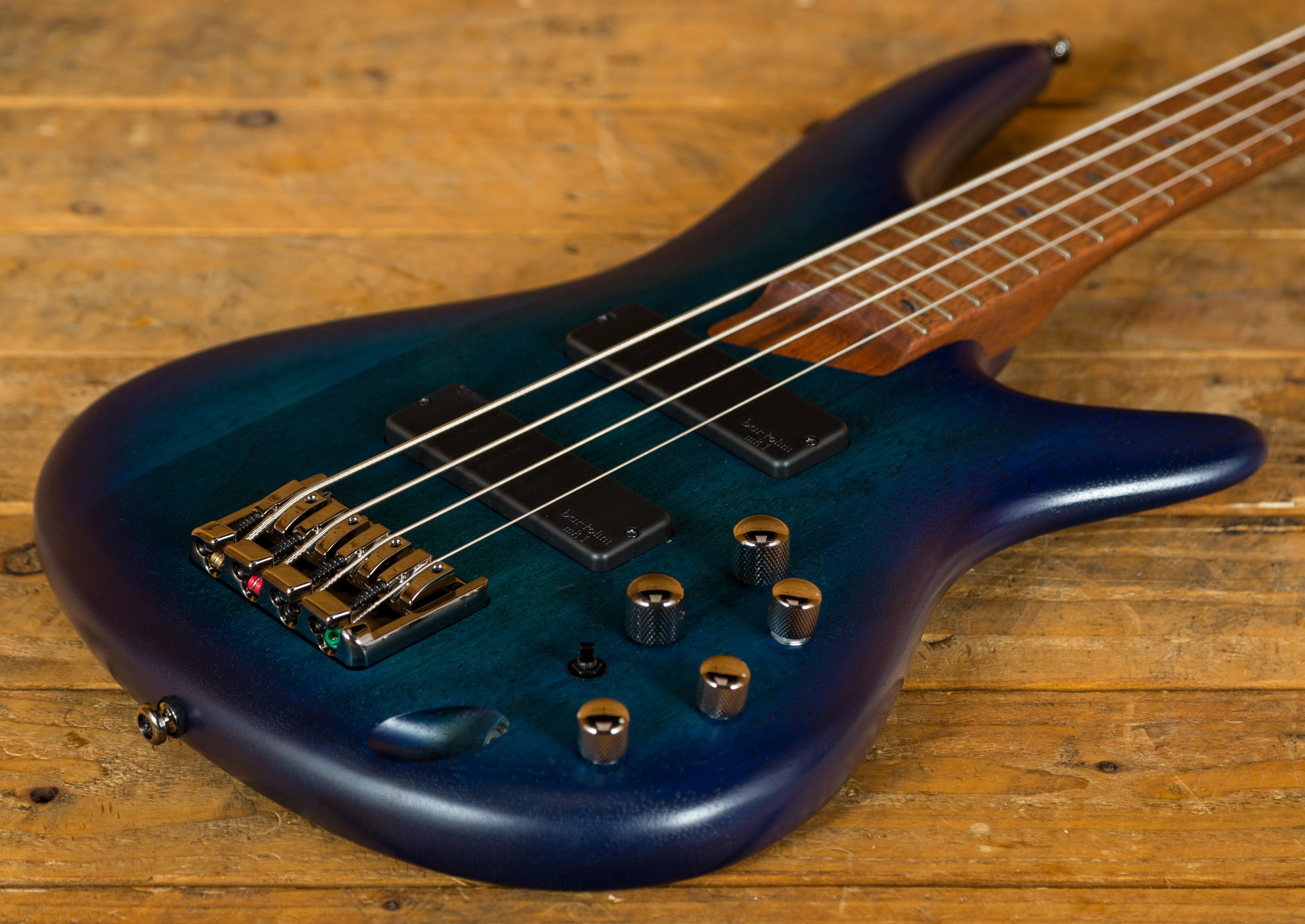 Ibanez SR500-SBF Bass Sapphire Blue Flat - Peach Guitars