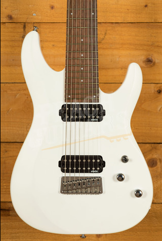 Schecter C-8 Deluxe | 8-String - Satin White