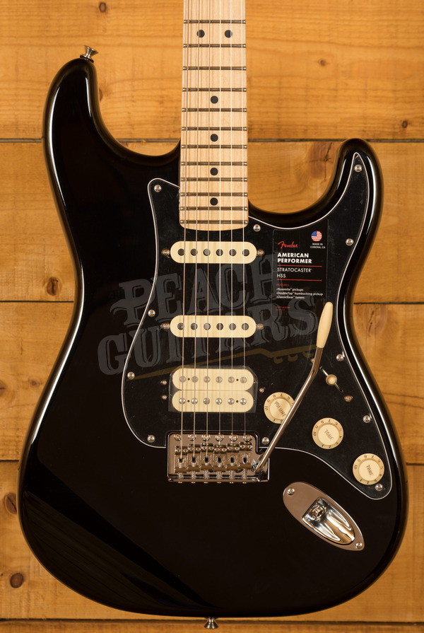 Fender American Performer Stratocaster HSS | Maple - Black