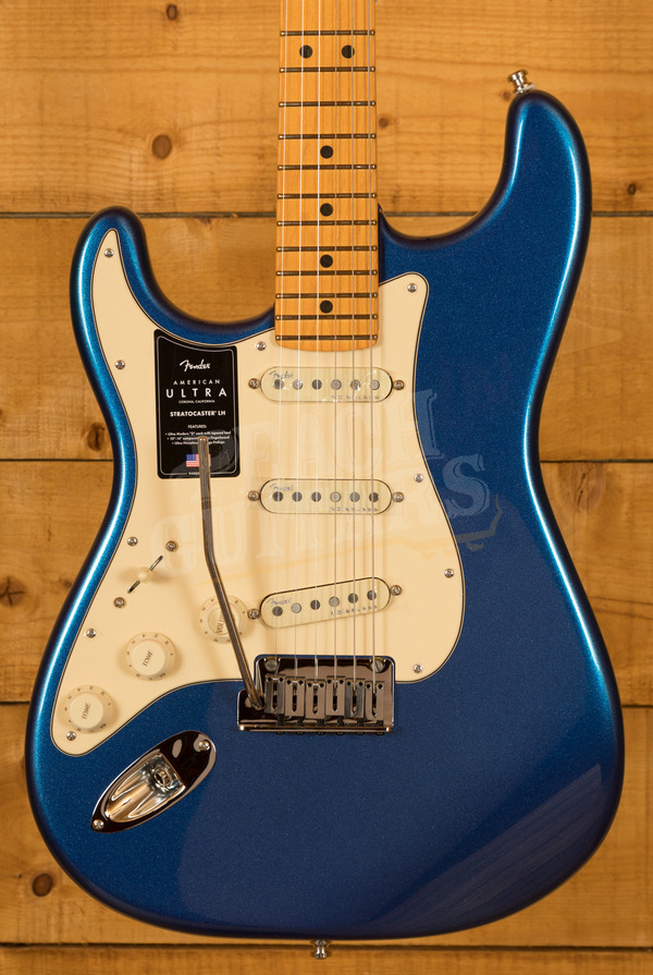 Fender American Ultra Stratocaster | Left-Handed - Maple - Cobra Blue
