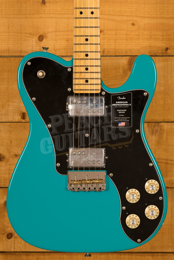 Fender American Professional II Telecaster Deluxe | Maple - Miami Blue