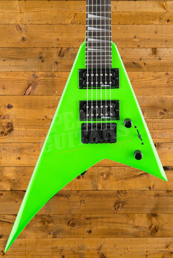 Jackson JS1X RR Minion Neon Green - Peach Guitars