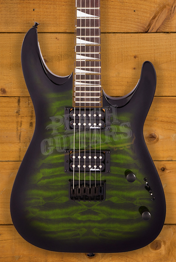 Jackson JS Series Dinky Arch Top JS32Q DKA HT Trans Green Burst - Peach ...
