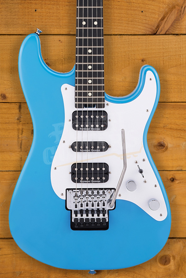 Charvel Pro-Mod So-Cal Style 1 HSH FR E, Robin's Egg Blue - Peach Guitars