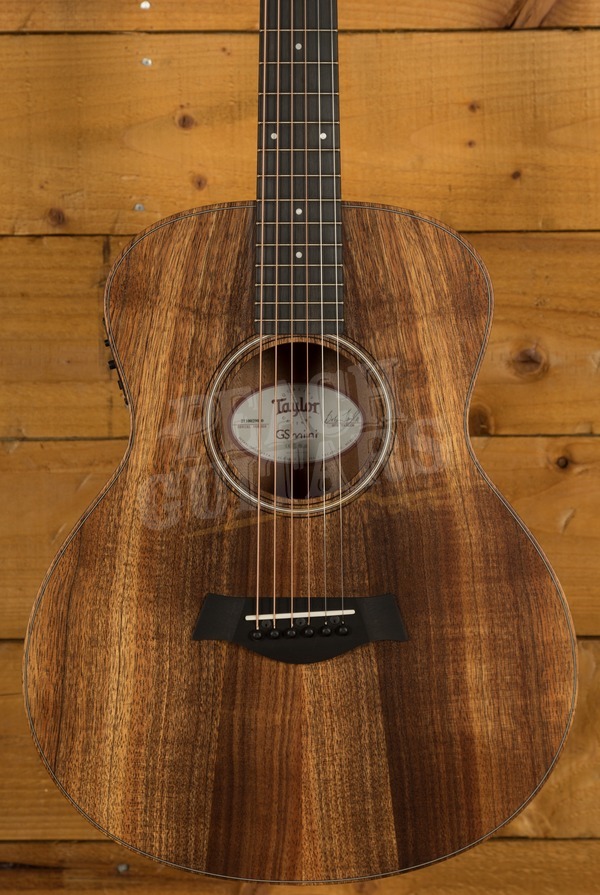 Taylor GS Mini-e Koa Electro Acoustic - Peach Guitars
