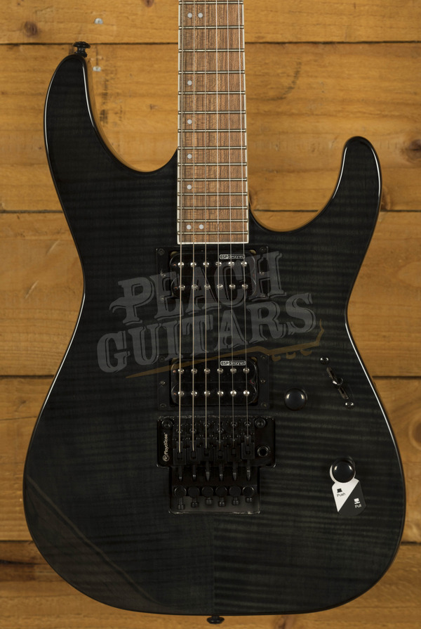 ESP LTD M-200 FM See Thru Black - Peach Guitars
