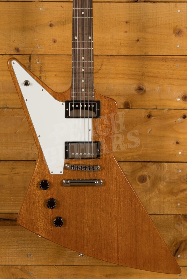 Gibson Explorer - Antique Natural L/Handed - Peach Guitars