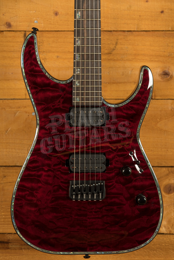 ESP LTD H-1001 QM See Thru Black Cherry