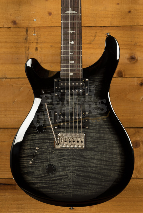 PRS SE Custom 24 Left Handed Charcoal Burst