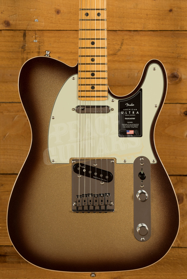 Fender American Ultra Tele Mocha Burst - Peach Guitars