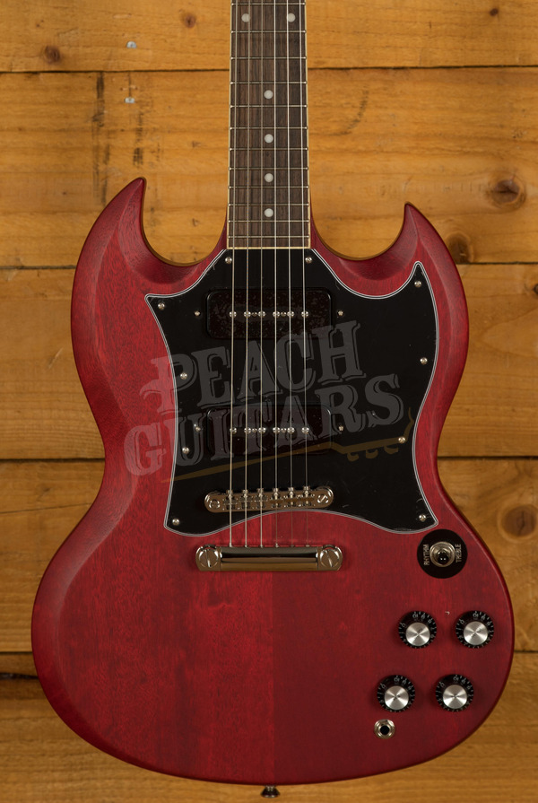 Epiphone SG Classic Worn P90's Cherry