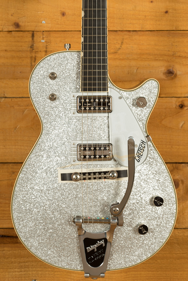 Gretsch G6129T-59 Vintage Select '59 Silver Jet | Silver Sparkle
