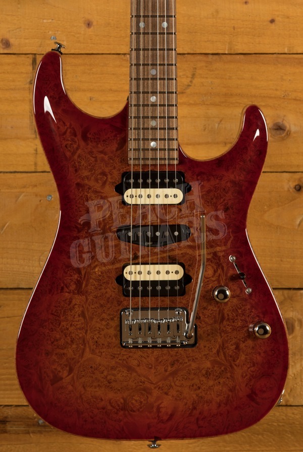 Suhr Carve Top Standard Burl Maple Top - Used - Peach Guitars