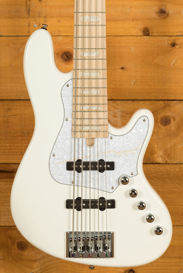 Cort Basses Elrick NJS Series | Elrick NJS 5 - 5-String - White
