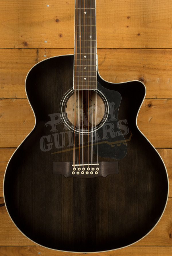 Guild F-2512CE Deluxe | 12-String - Electro - Transparent Black Burst