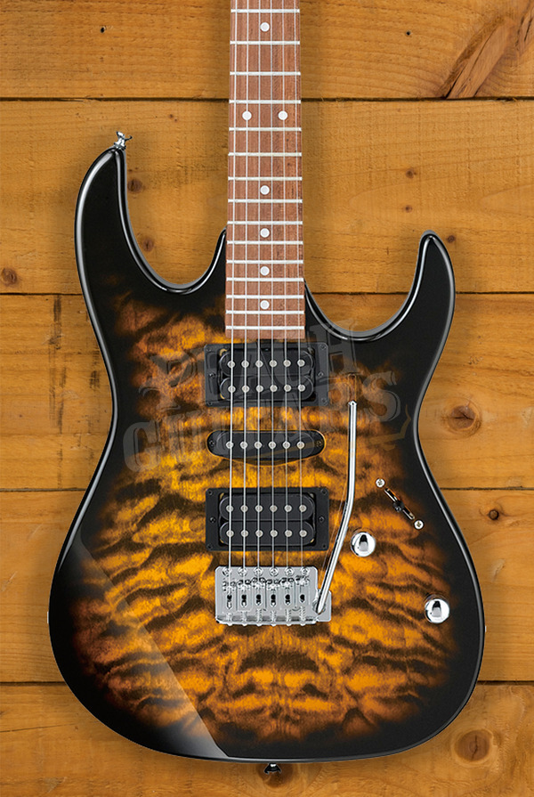 Ibanez GRX70QA-SB Sunburst - Peach Guitars