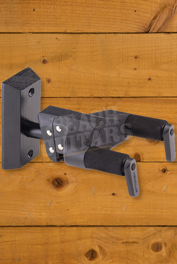 Hercules GSP38WBK PLUS | Auto Grip System Guitar Hanger - Black Wood ...