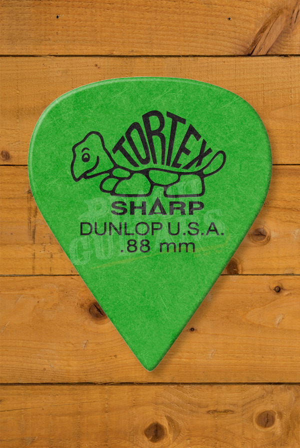 Dunlop 412-088 | Tortex Sharp Pick - .88mm - 12 Pack