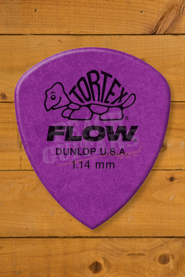 Dunlop 558-114 | Tortex Flow Pick - 1.14mm - 12 Pack