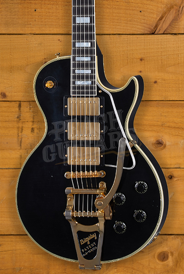 Gibson Custom Murphy Lab 1957 Les Paul Custom Reissue 3-Pickup Bigsby ...