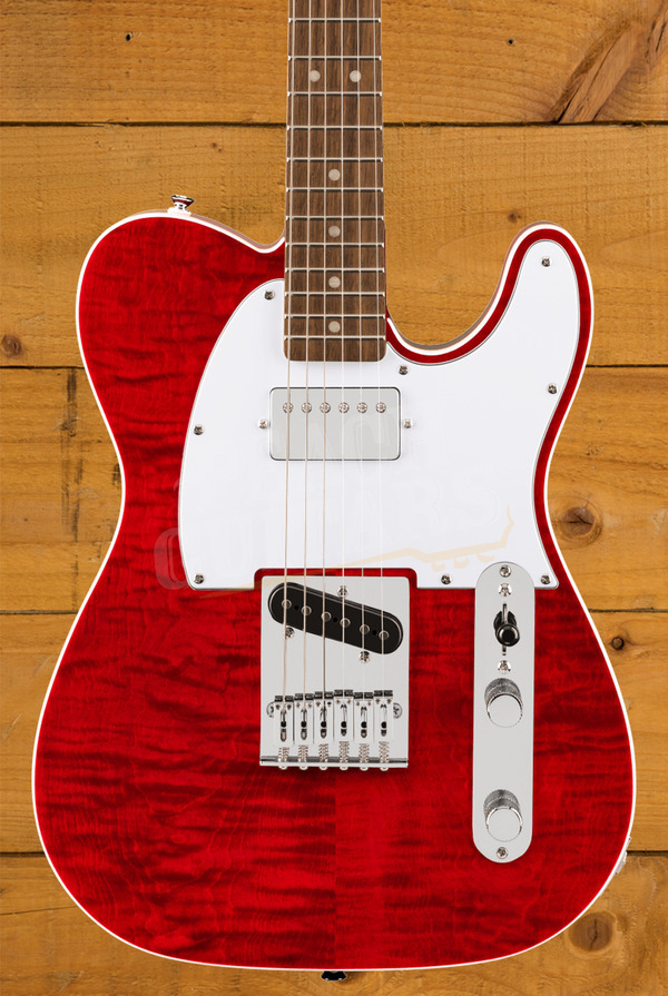 Squier Affinity Telecaster FMT SH | Crimson Red Transparent - Laurel