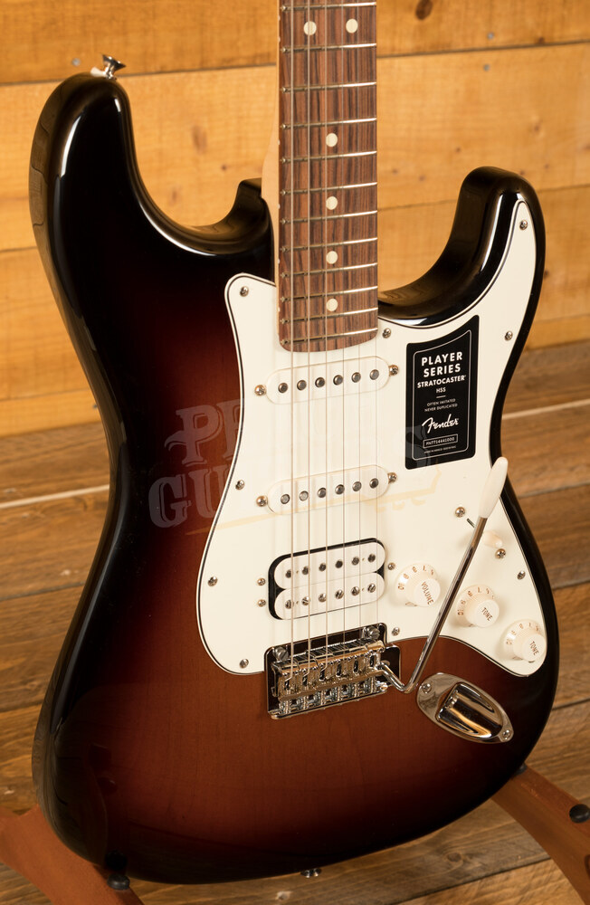 Fender Player Stratocaster HSS | Pau Ferro - 3-Colour Sunburst
