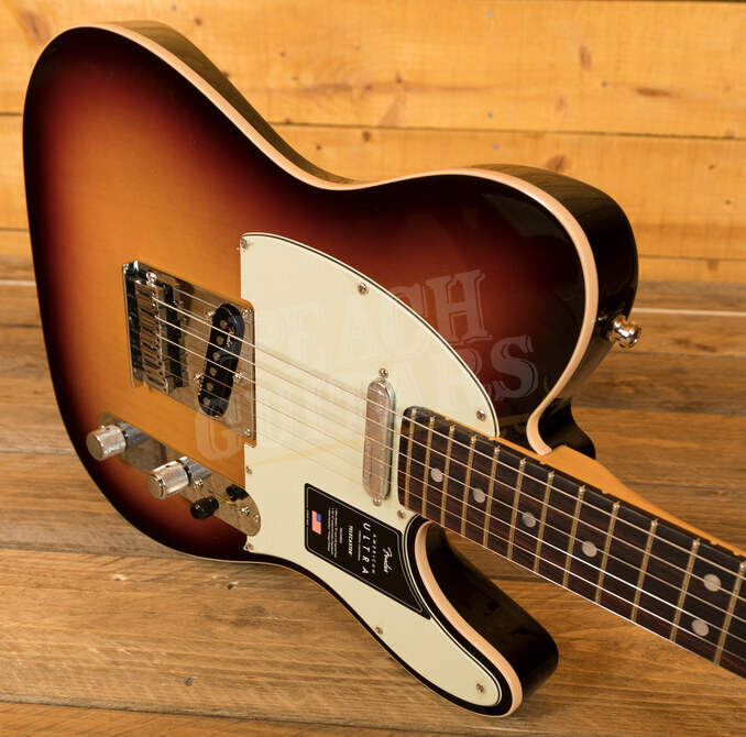 Fender American Ultra Telecaster Ultraburst - Peach Guitars