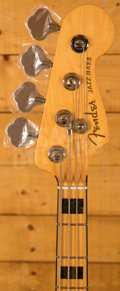 Fender American Ultra Jazz Bass Texas Tea - Peach Guitars