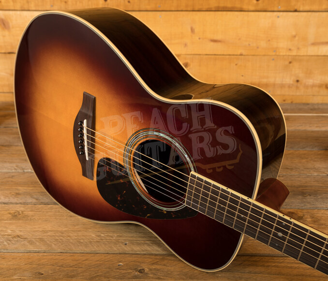 Yamaha LS6 ARE - Brown Sunburst Electro/acoustic with Hard Bag - Peach ...
