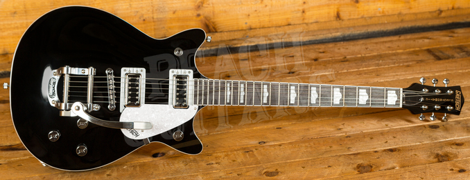 Gretsch G5445T Electromatic Double Jet Black with Bigsby - Peach Guitars