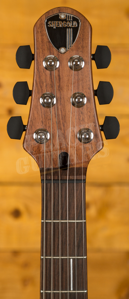 Shergold Masquerader P90-H - Grey - Peach Guitars