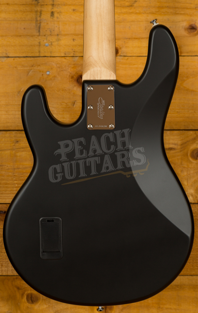 Music Man Sterling Sub Ray 4 Bass - Ruby Red Burst - Peach Guitars