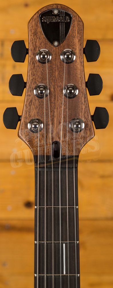 Shergold Masquerader HH - Black - Peach Guitars