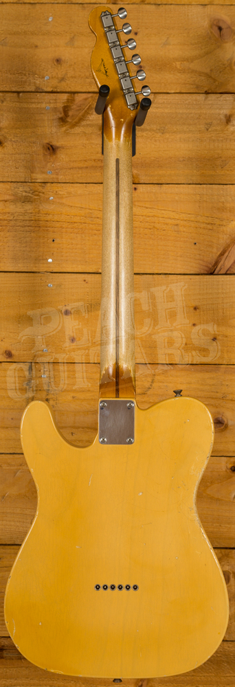 Fender Masterbuilt 53 Tele Tan Line Relic - Peach Guitars